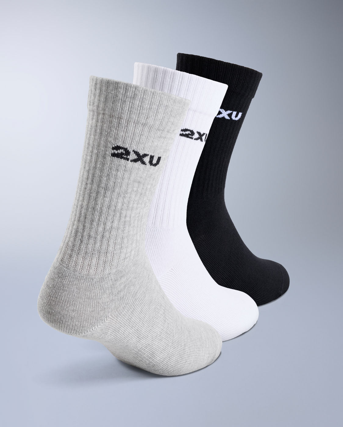Cotton Crew Socks 3 Pack – 2XU Pte. Ltd.